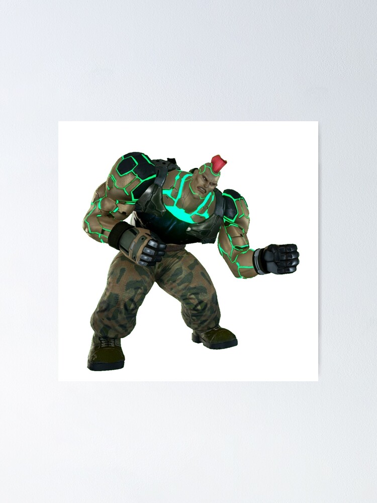 "Tekken Jack-7 FC d/b+1" Poster for Sale by MUTO2 | Redbubble