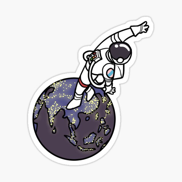 "Moonwalker" Sticker by polterkaist | Redbubble