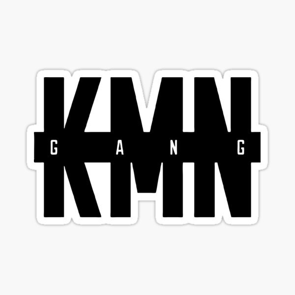"KMN" Sticker for Sale by Inajoel | Redbubble