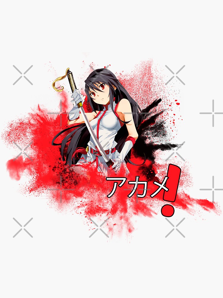 Pegatina «AKAME GA KILL! | AKAME» de Chaeyoung21 | Redbubble