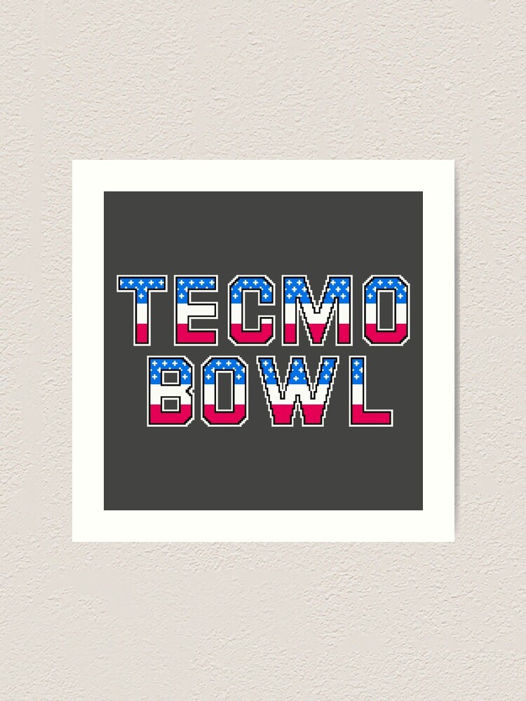 "Tecmo Bowl Logo" Art Print by nelsengema | Redbubble