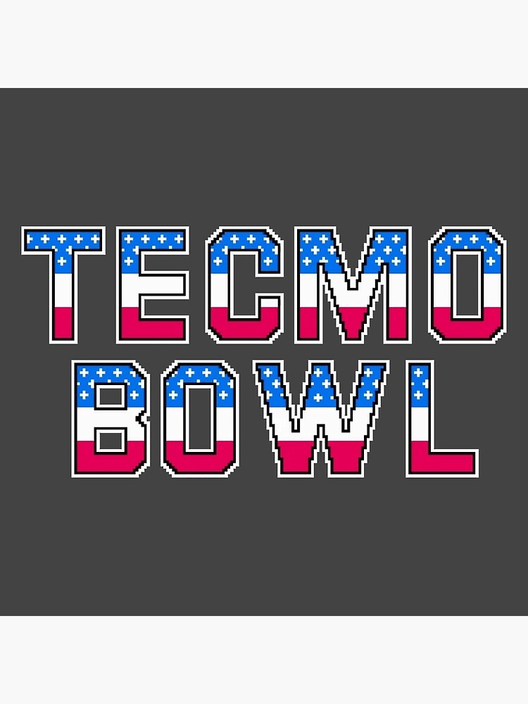 "Tecmo Bowl Logo" Art Print by nelsengema | Redbubble