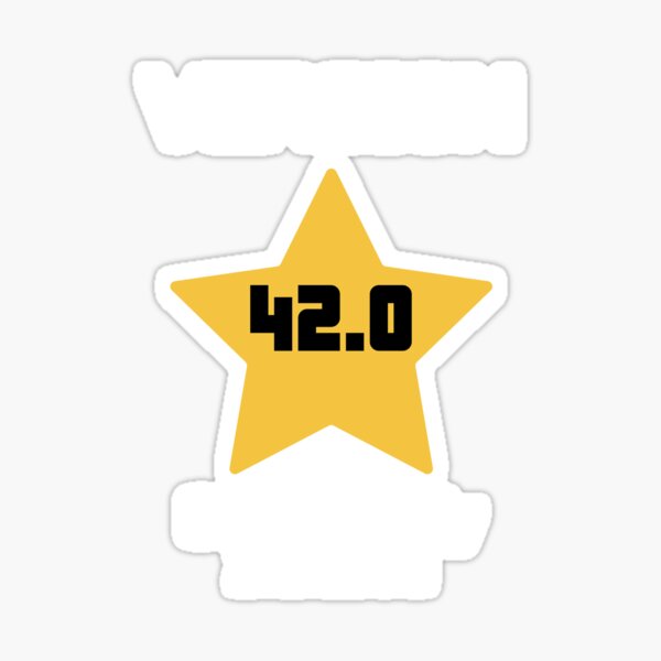 "Geek Birthday 42" Sticker for Sale by 5starsdesigns | Redbubble