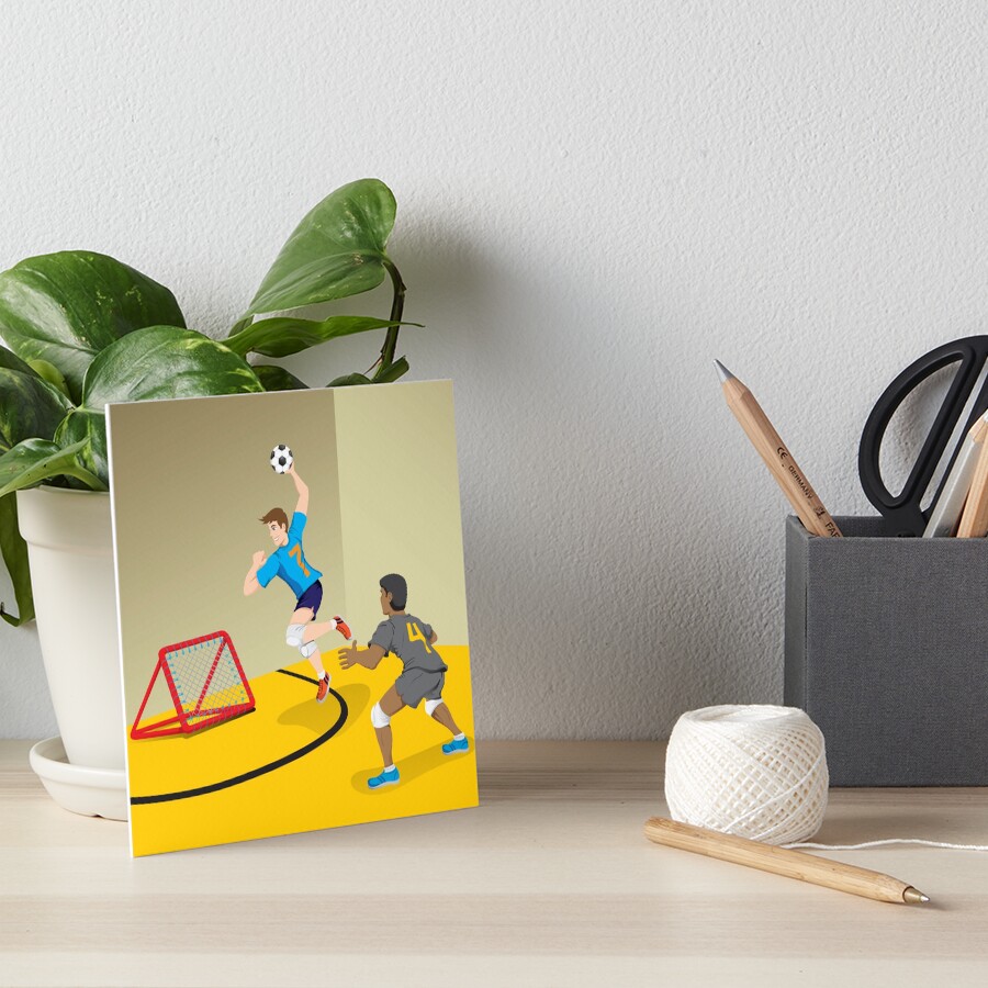 "Tchoukball game, field with players. Ideal for sports and ...