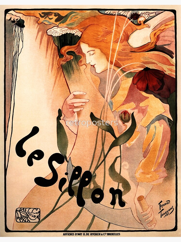 Impression photo « Art Nouveau LE SILLON Le Sillon 1895 de l'artiste ...