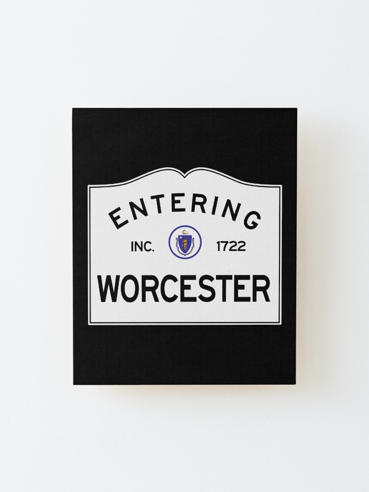 Worcester Ma Road Signs Entering Worcester Massachusetts