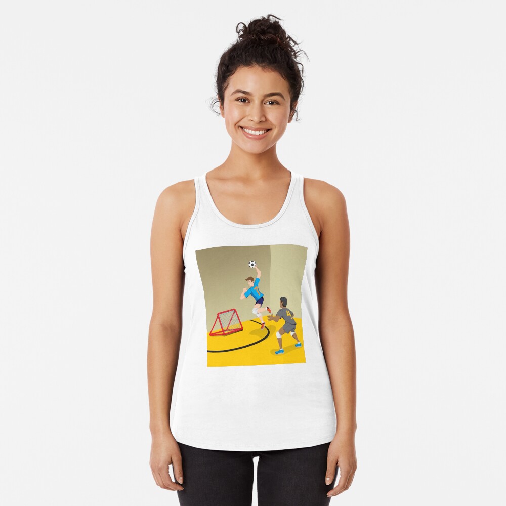 "Tchoukball game, field with players. Ideal for sports and ...