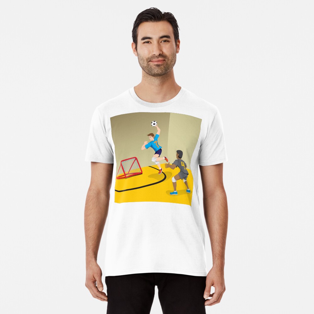 "Tchoukball game, field with players. Ideal for sports and ...