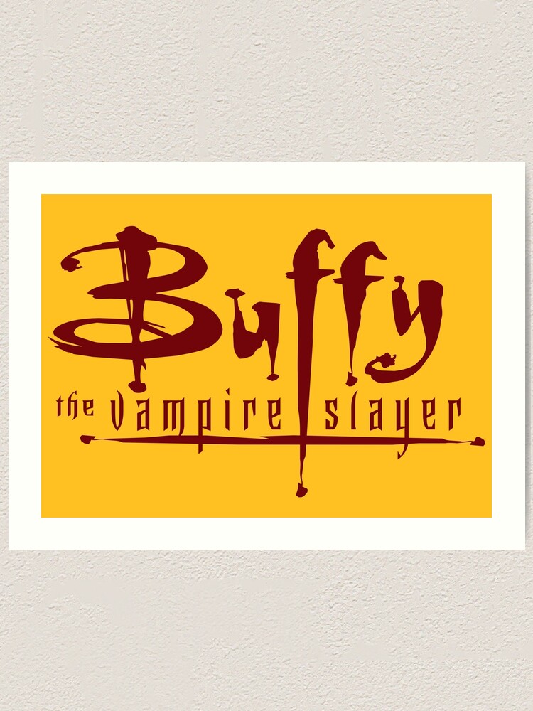 "logo series buffy the vampire slayer" Art Print for Sale by urantiana ...