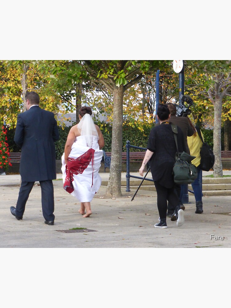 "One Bride, One Groom And Three Photographers!!" Sticker by Fara ...