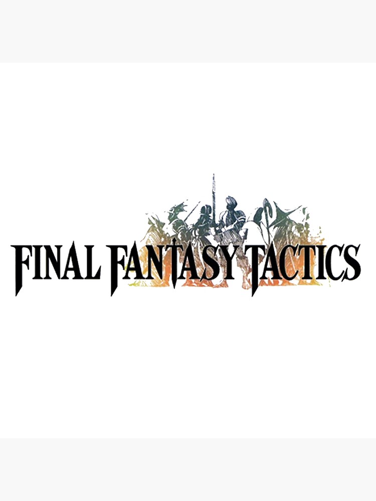 "Final Fantasy Tactics Logo" Poster for Sale by CassidyCreates | Redbubble