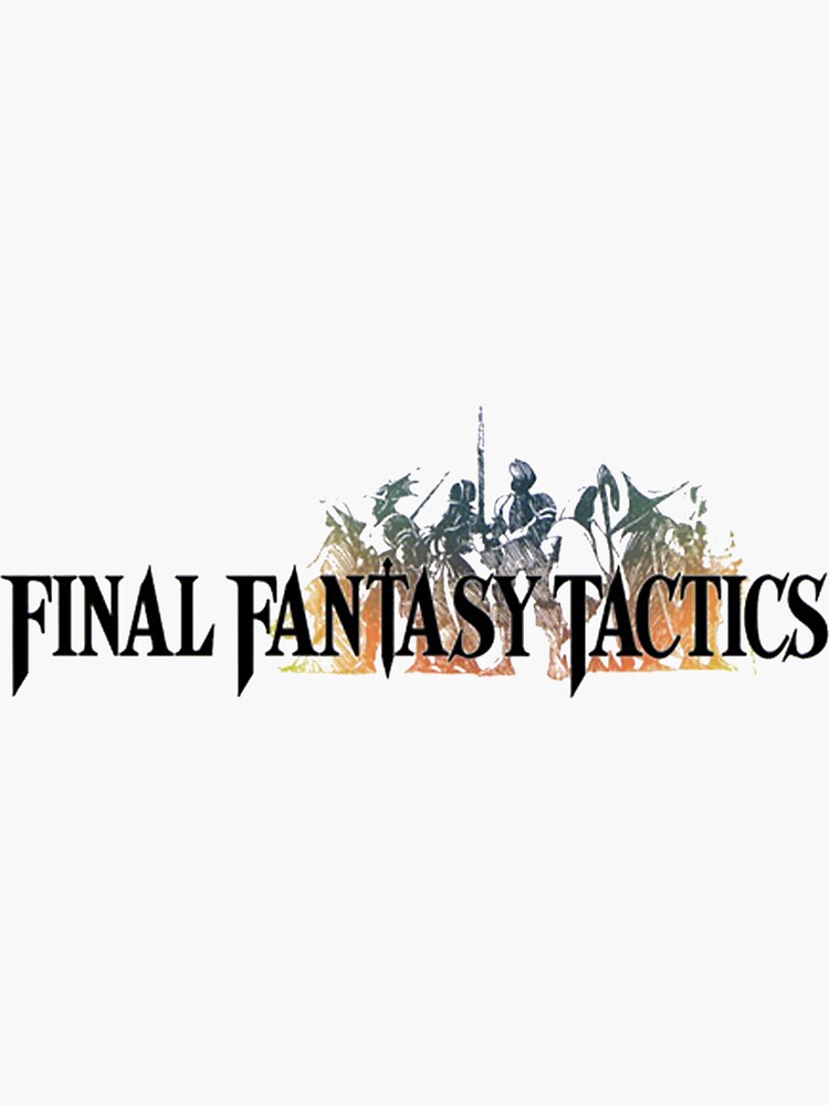 Pegatina «Logotipo de Final Fantasy Tactics» de CassidyCreates | Redbubble
