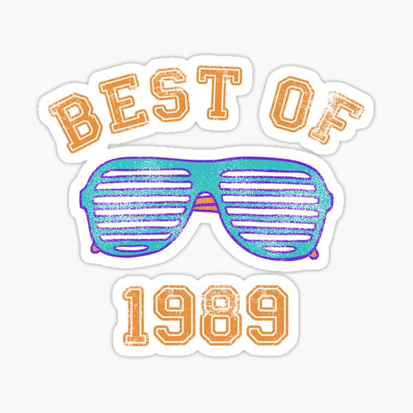 "Best of 1989" Sticker for Sale by opippi | Redbubble