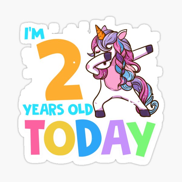 2nd Birthday Stickers | Redbubble