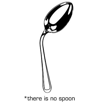"There Is No Spoon The Matrix Spoon Boy Quote" Sticker for Sale by ...