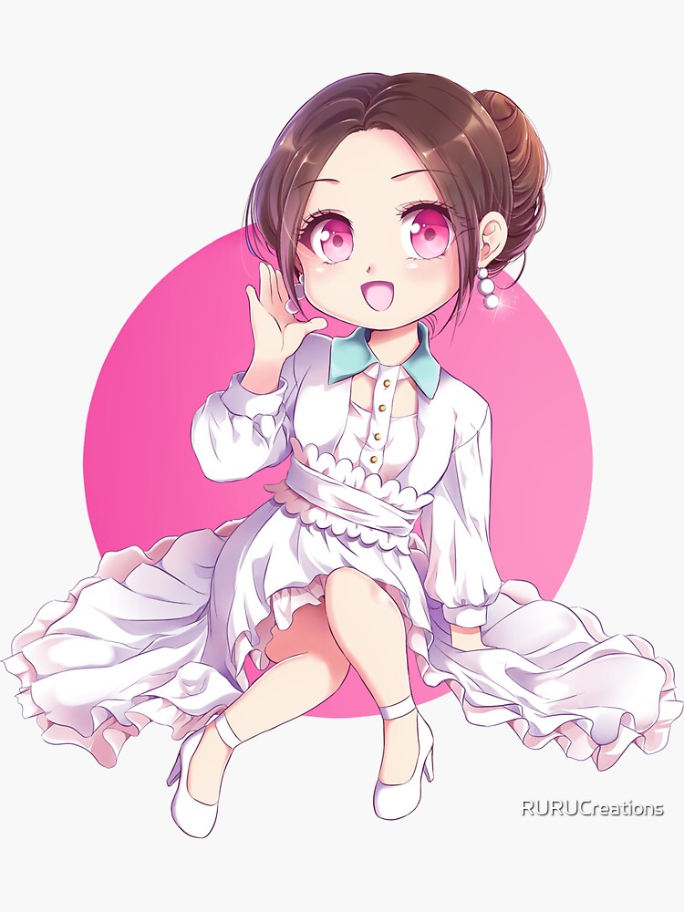 "Chibi rabbit" Sticker by RURUCreations | Redbubble