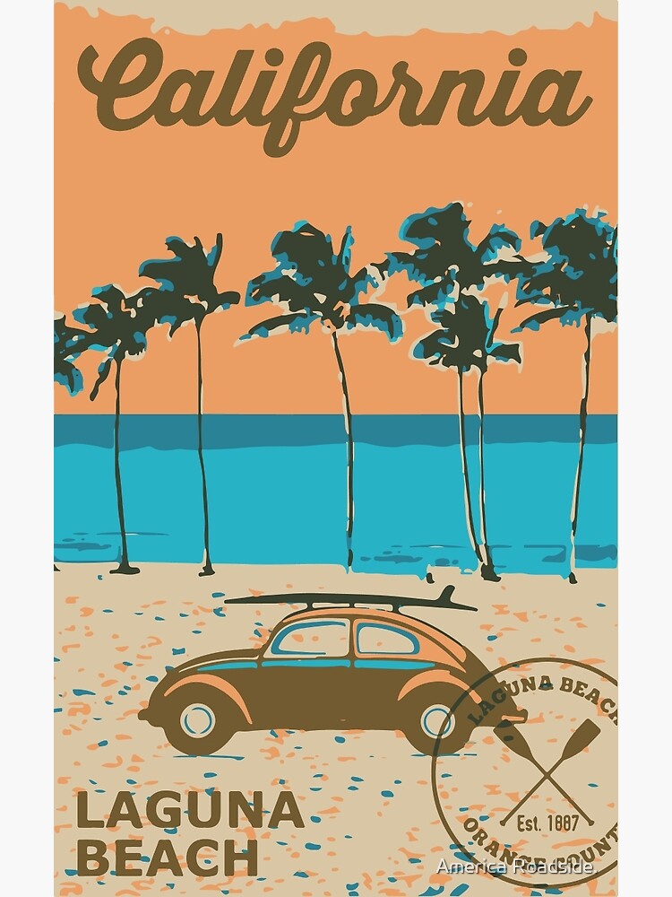 "Laguna Beach - California." Art Print for Sale by ishore1 | Redbubble