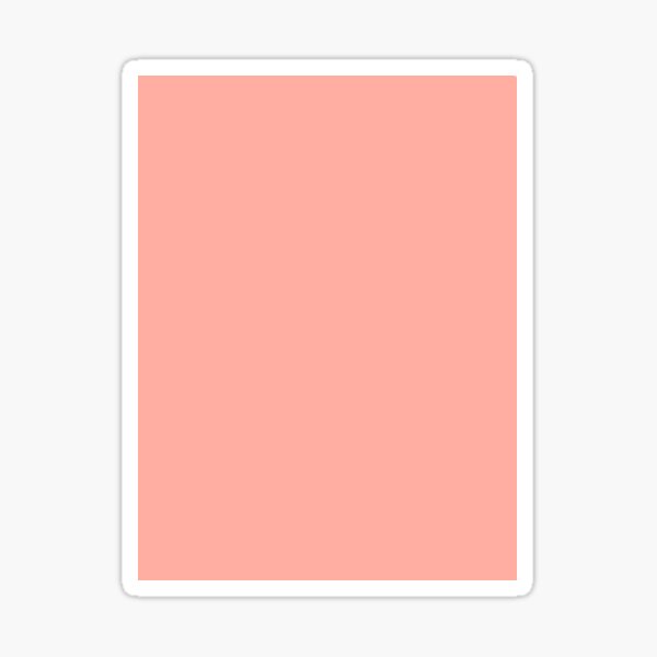 "Peach/Pink color " Sticker by consart | Redbubble