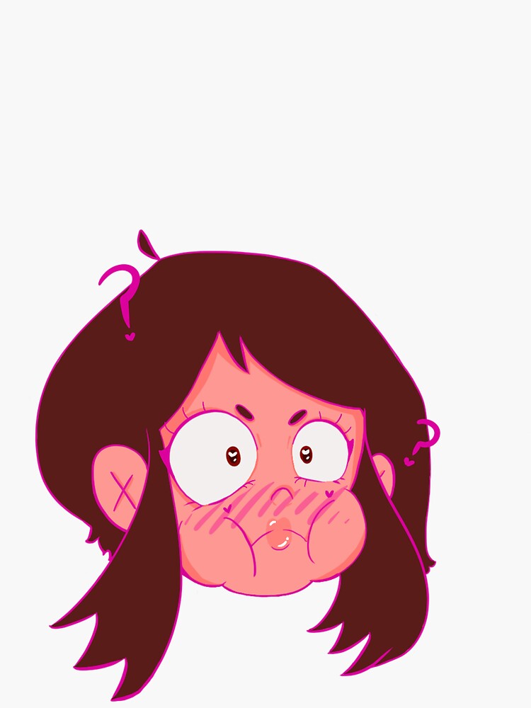 "Falling for deku?" Sticker for Sale by ramanboi | Redbubble