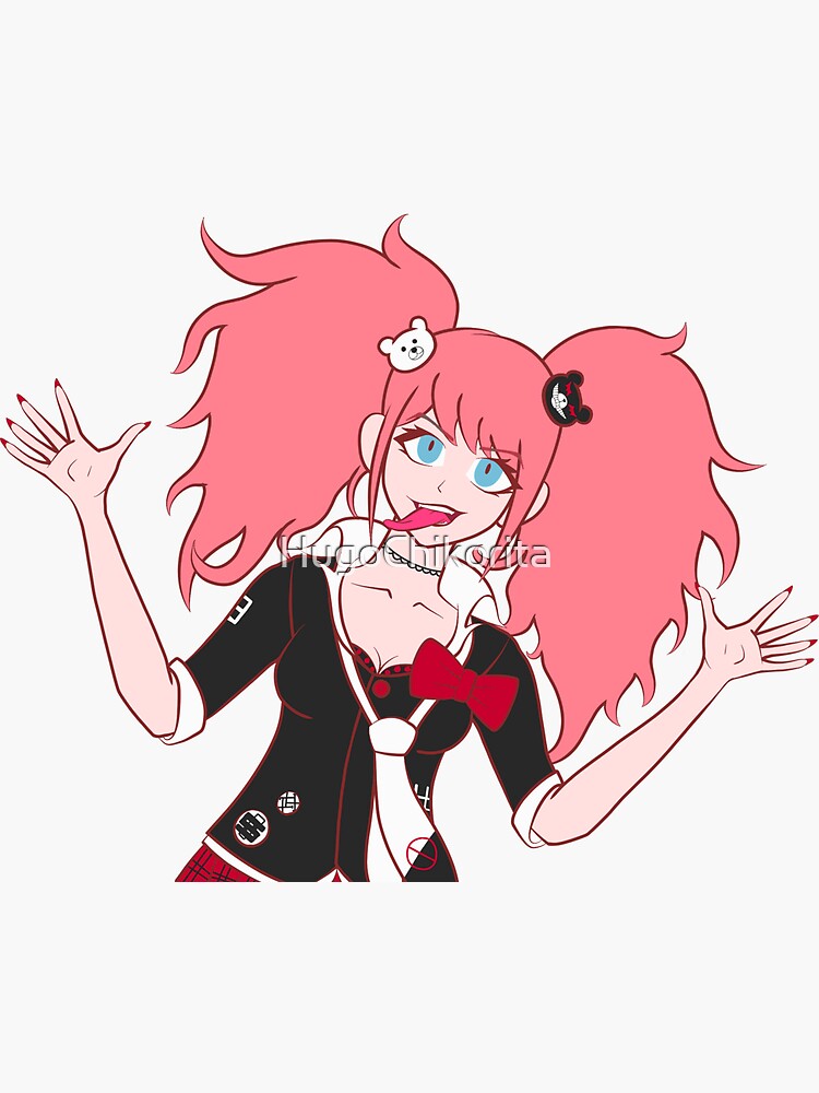 "Junko Enoshima (No Background)" Sticker by HugoChikorita | Redbubble