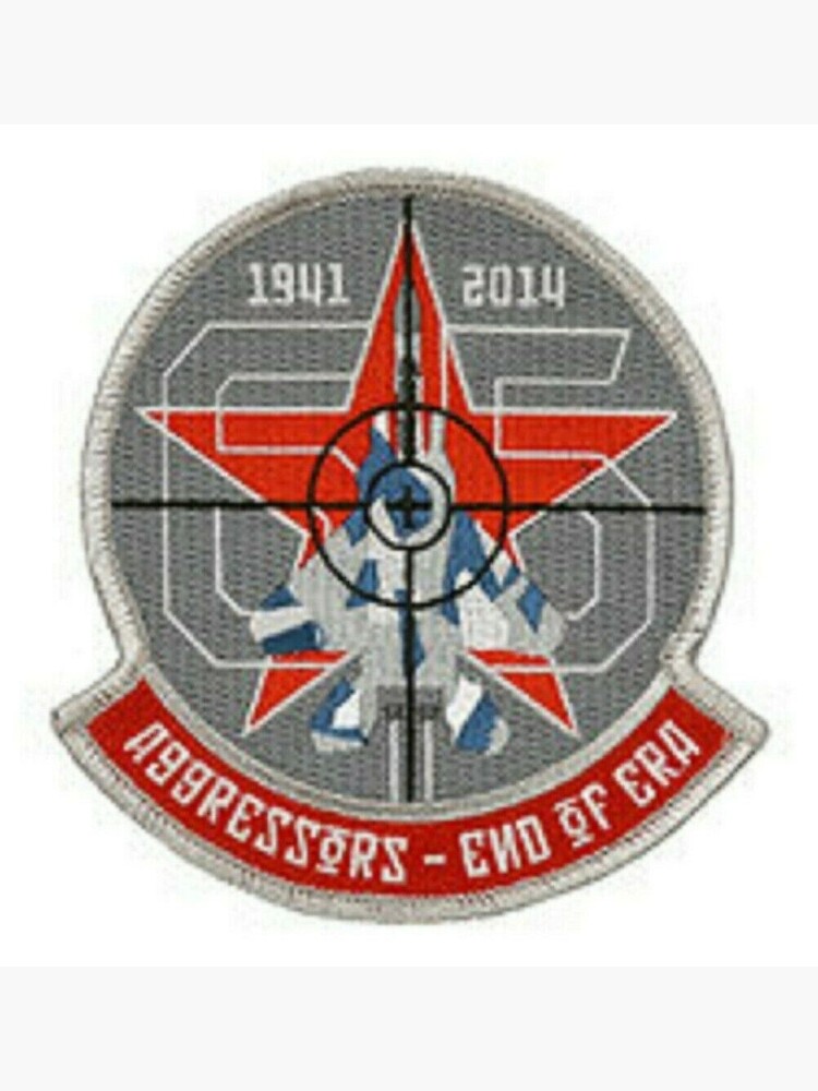 "USAF 65th Aggressor Squadron Aggressors Nellis AFB 2014 Patch Sticker" Sticker for Sale by ...