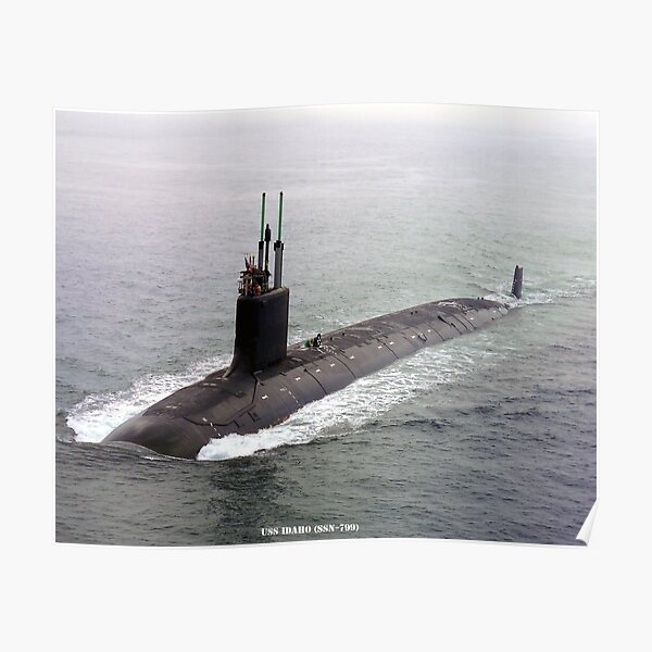 "USS IDAHO (SSN-799)" Poster by militarygifts | Redbubble