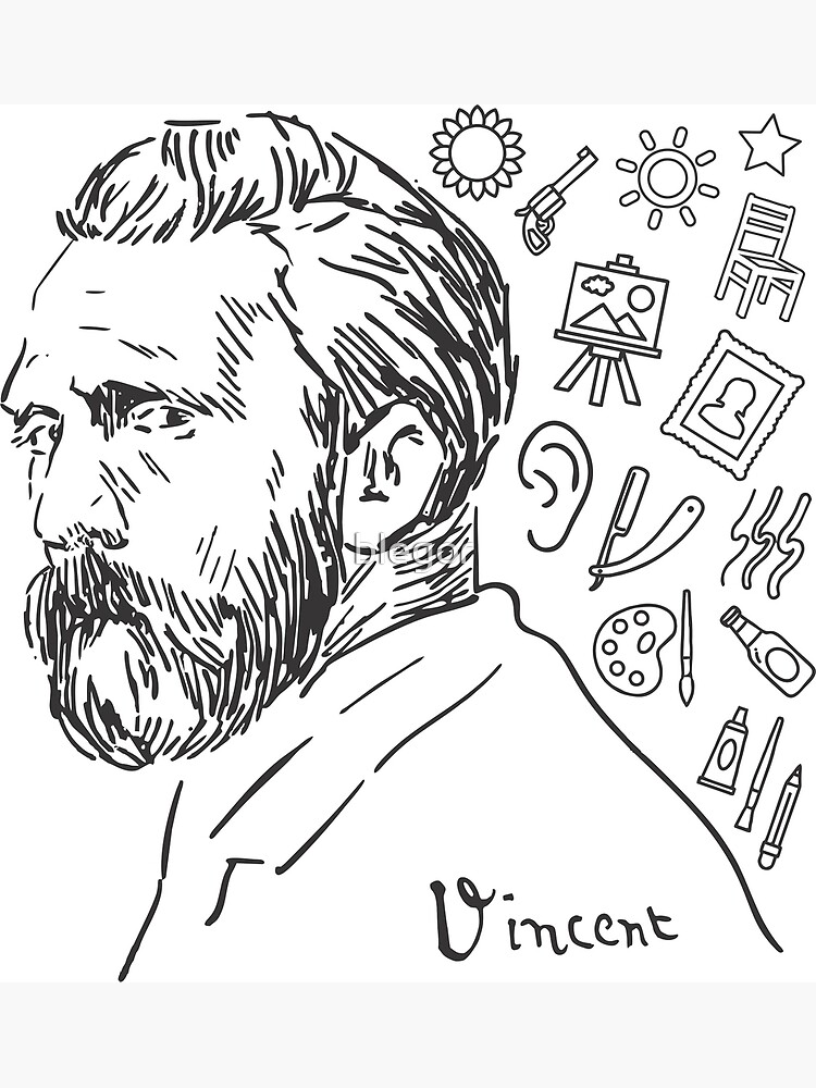 "Van Gogh Icon" Poster by blegor | Redbubble