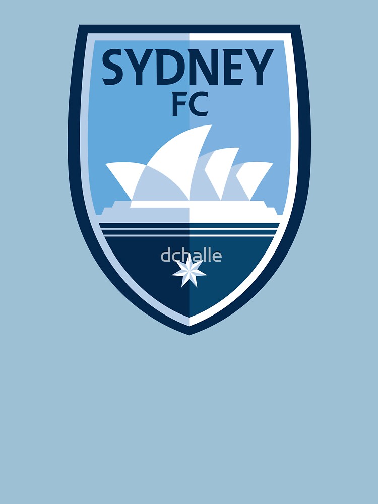 "Sydney FC" T-shirt for Sale by dchalle | Redbubble | sydney fc league ...