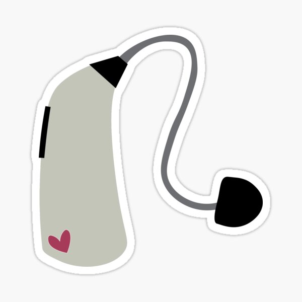 Hearing Aid Stickers | Redbubble