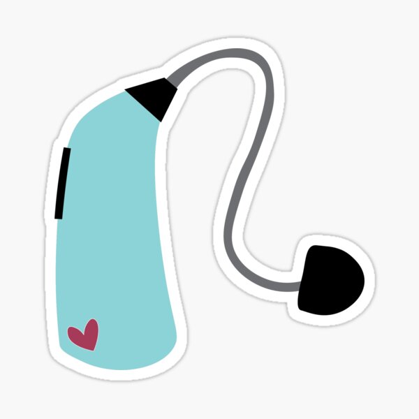 Hearing Aid Stickers | Redbubble