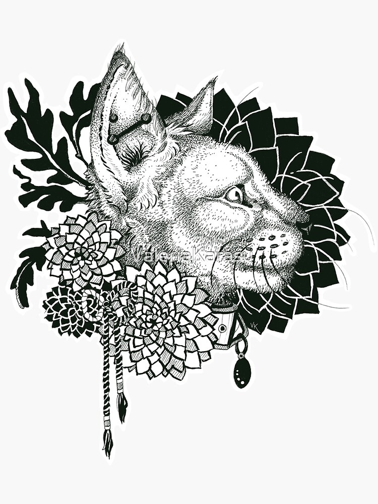 "Black Lotus" Sticker for Sale by ValeriaKarasu | Redbubble