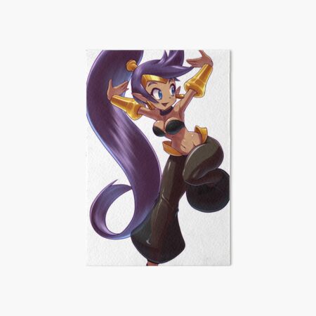 "Shantae dancer - black" Art Board Print for Sale by MartinUve | Redbubble