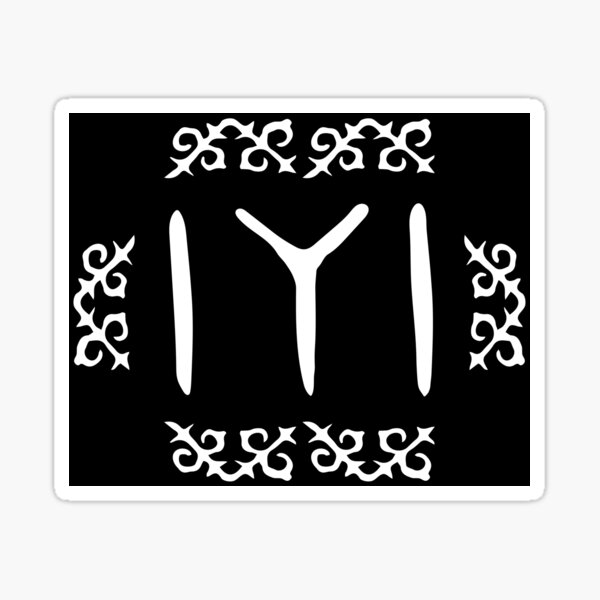 "Black Kayi Tribe Flag Symbol from Dirilis/Resurrection Ertugrul ...