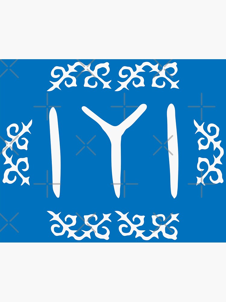 "Blue Kayi Tribe Flag Symbol from Dirilis/Resurrection Ertugrul ...