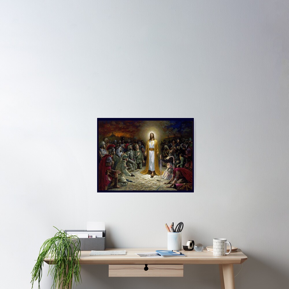 "Military Army Soldiers Praising Jesus Christ" Poster by smartnet77 ...