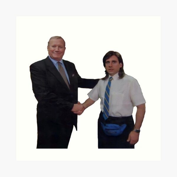 "the office - michael's epic handshake" Art Print for Sale by ...