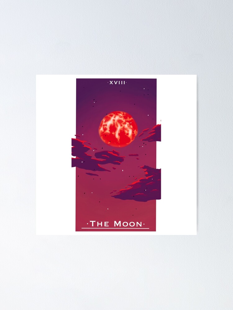 "Blood Moon" Poster for Sale by ArtSoko | Redbubble