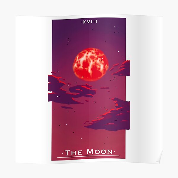 "Blood Moon" Poster for Sale by ArtSoko | Redbubble