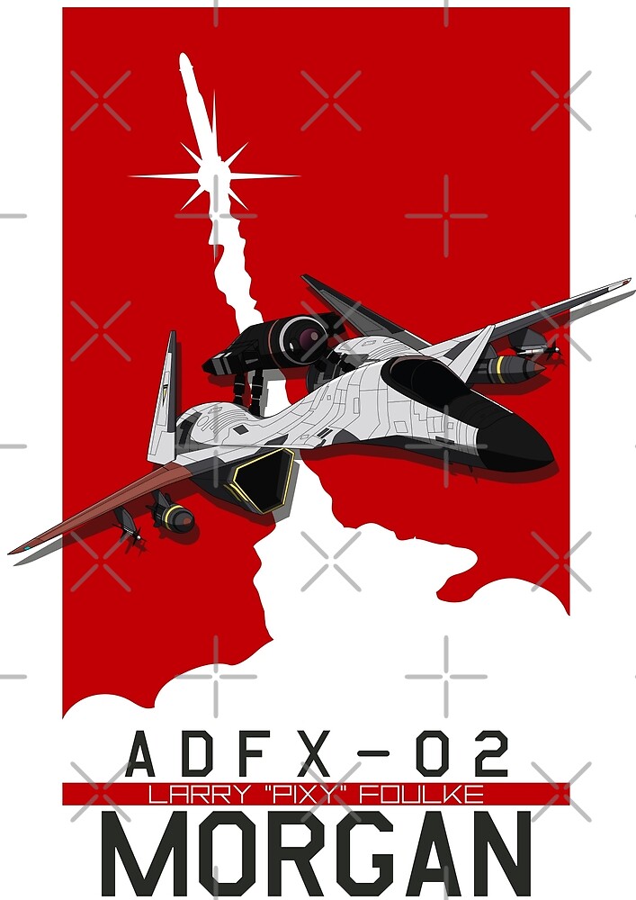 "ADFX-02 Morgan" by Ace Combat Fan | Redbubble