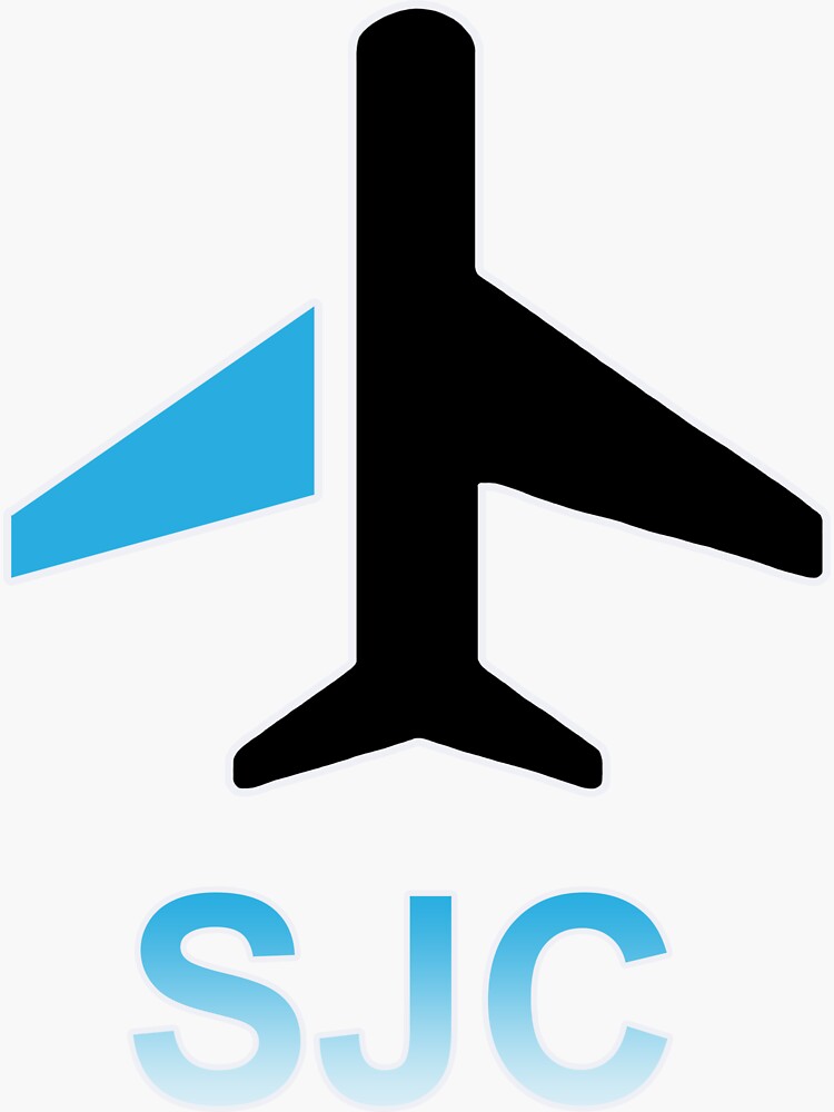 "San Jose International | SJC airport | Visit San Jose" Sticker for ...