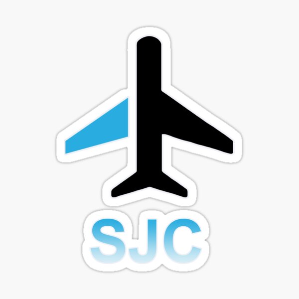 "San Jose International | SJC airport | Visit San Jose" Sticker for ...