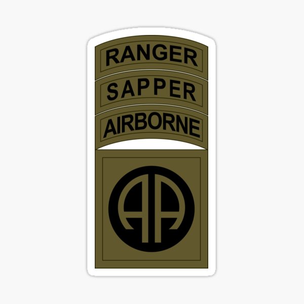 Airborne Ranger Stickers | Redbubble