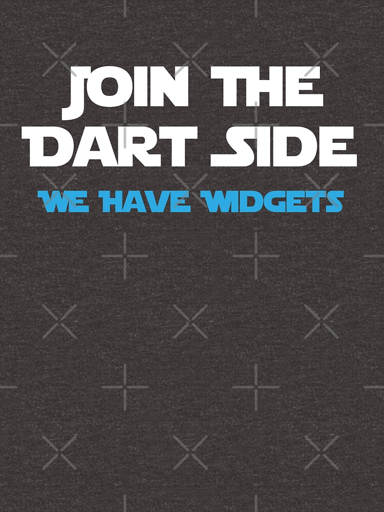 "Flutter Dart Side" T-shirt for Sale by leesander | Redbubble | flutter ...