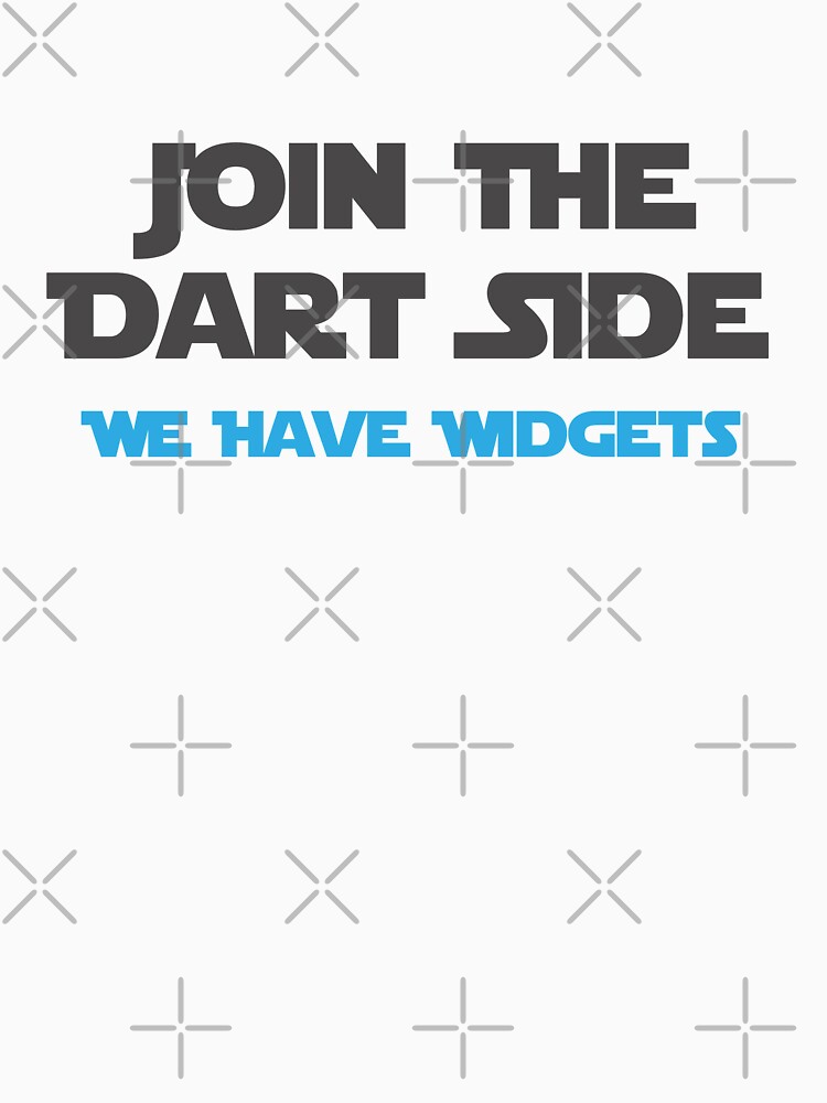 "Flutter Dart Side" T-shirt for Sale by leesander | Redbubble | flutter ...