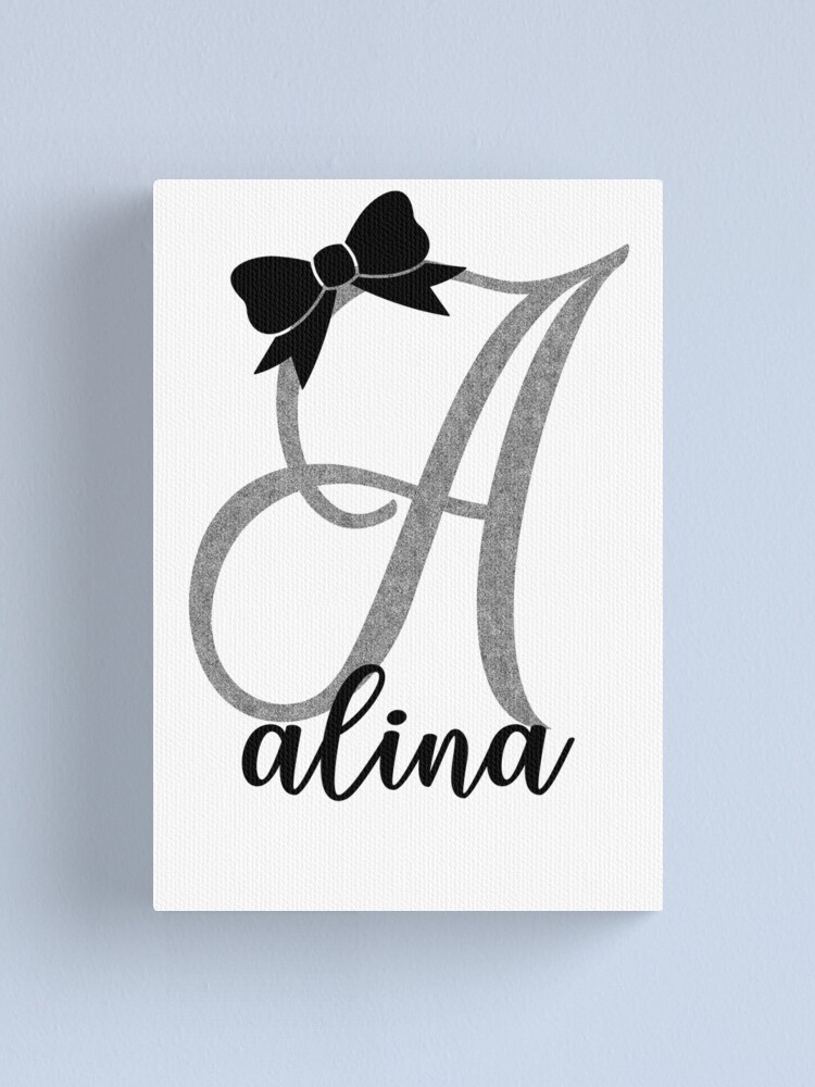 "Alina girl kids woman daughter" Canvas Print for Sale by Thestarrysky ...