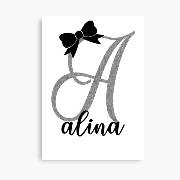 "Alina girl kids woman daughter" Canvas Print for Sale by Thestarrysky ...
