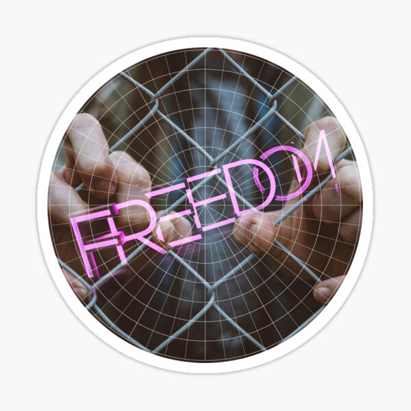 "Freedom" Sticker by Cxsavinx3 | Redbubble