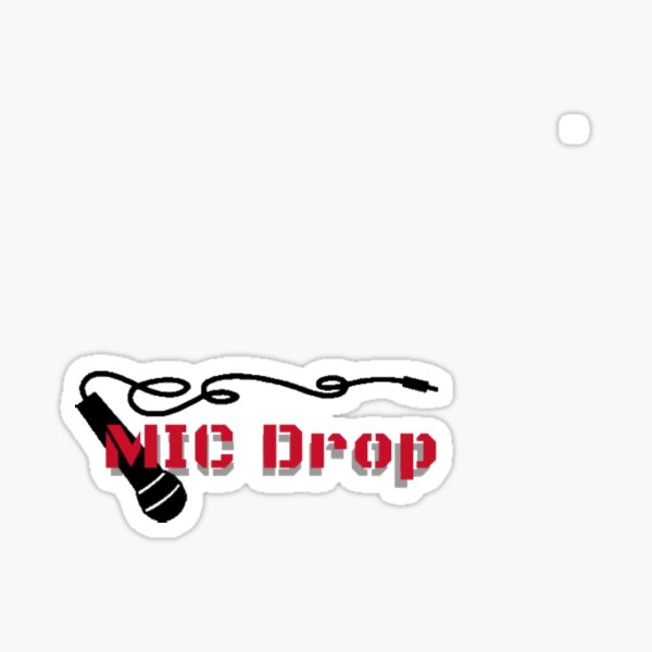 "BTS - MIC Drop" Sticker for Sale by SeRa202097 | Redbubble