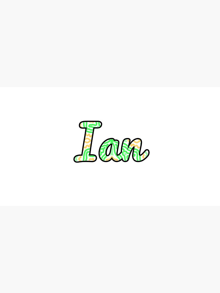 Póster «Nombre manuscrito de Ian» de inknames | Redbubble