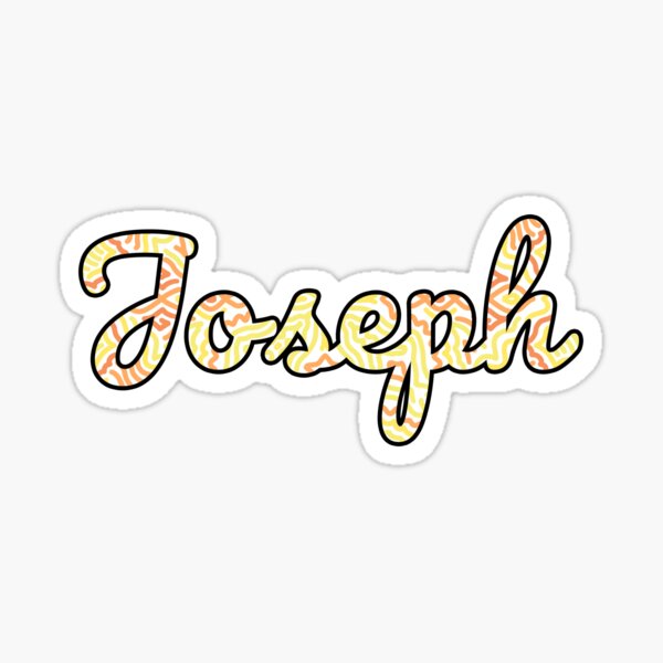 "Joseph Handwritten Name" Sticker by inknames | Redbubble